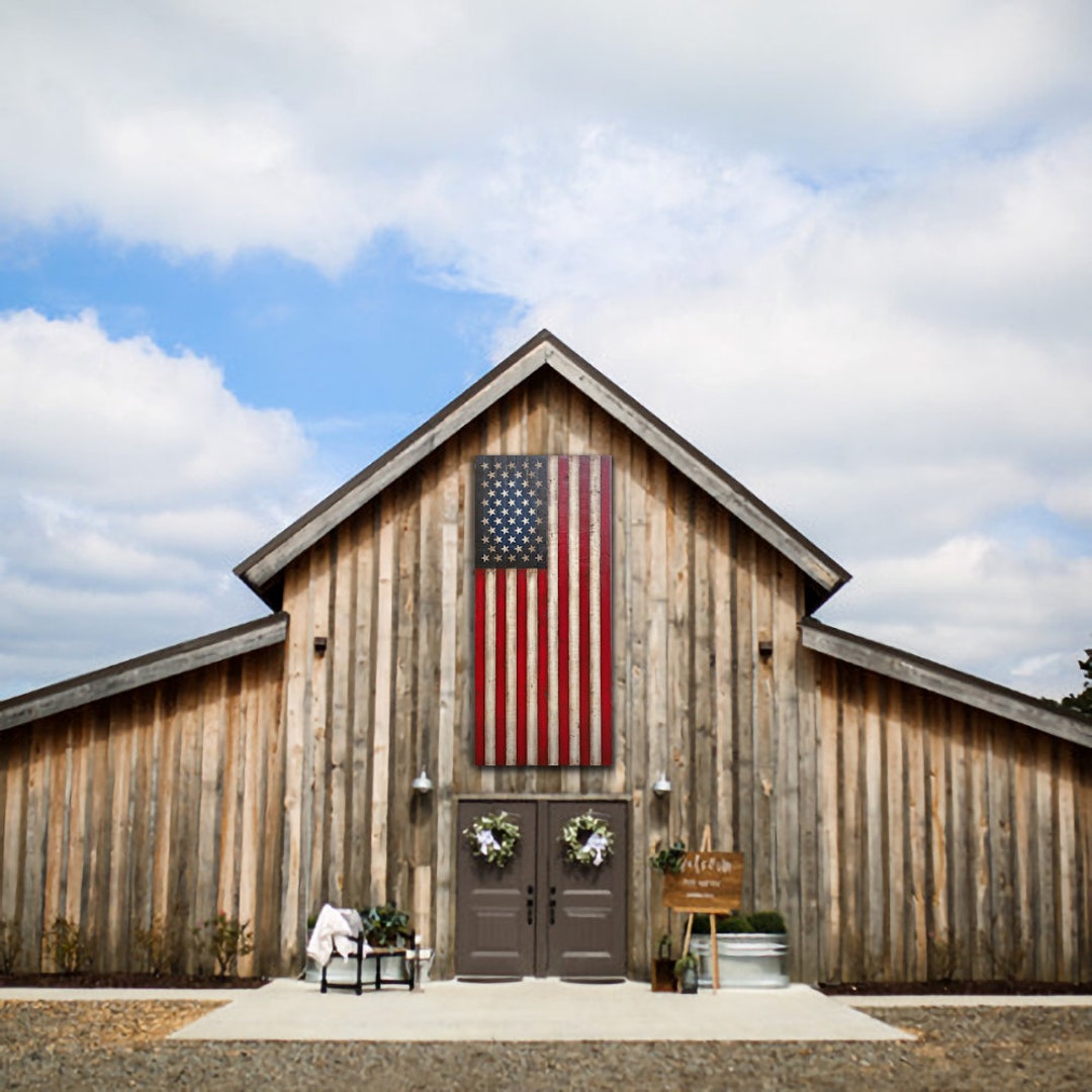 Oversized Vertical Hanging American Flag - Monster Flags - Etsy