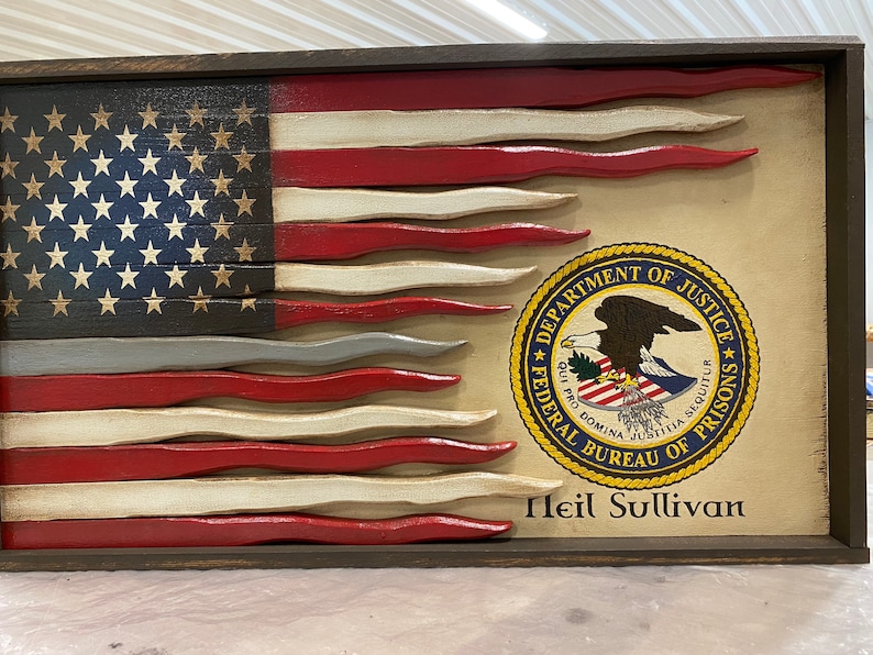 Department of Justice Flag Federal Law Enforcement Flag | Etsy