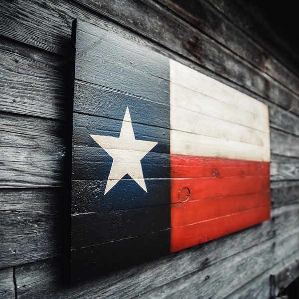 Wooden Texas Flag - Etsy