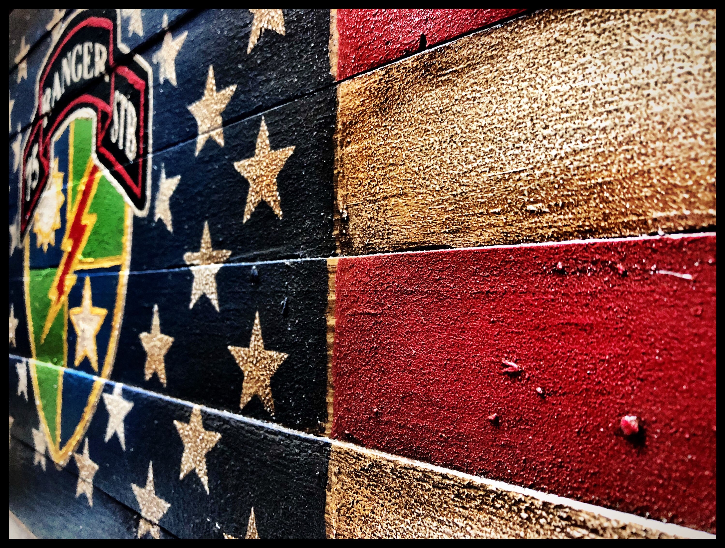 Army Ranger American Flag US Army Ranger Flag 75th Ranger - Etsy