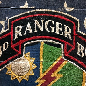 Army Ranger American Flag, US Army Ranger Flag, 3rd Ranger Battalion ...