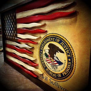 Department of Justice Flag, Federal Law Enforcement Flag, Correctional ...