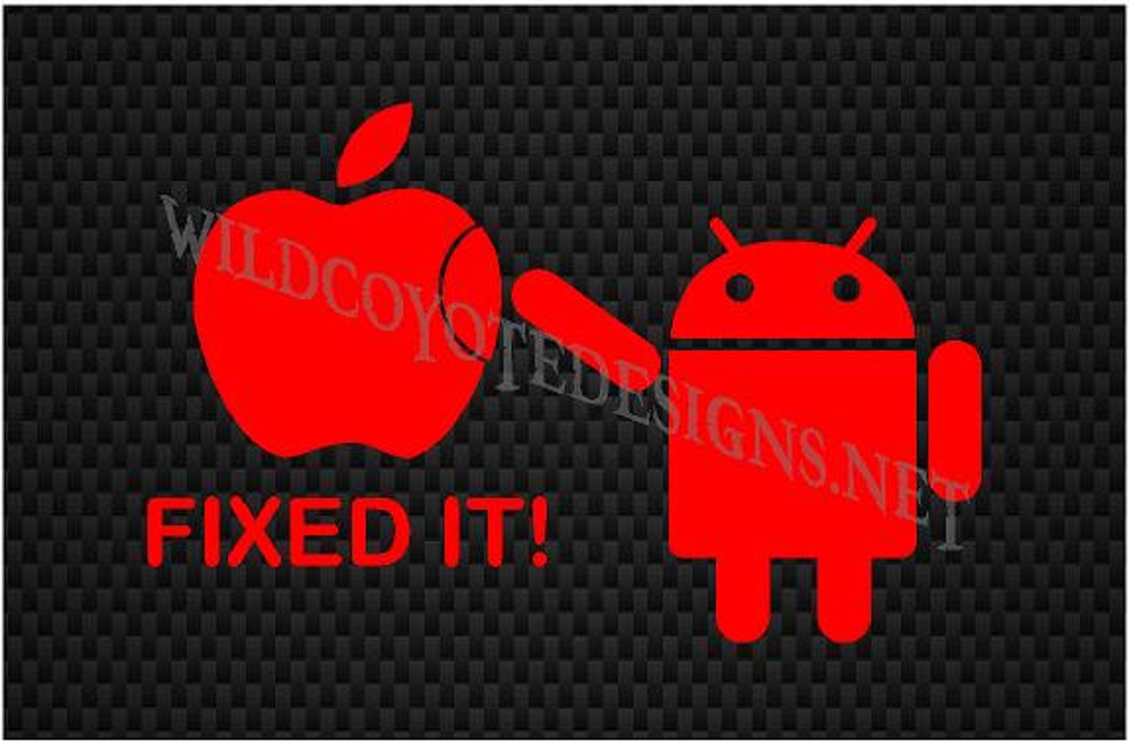 Android Fixed It Decal 5 1/2 X 4 - Etsy