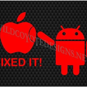 Android Fixed It Decal 5 1/2 X 4 - Etsy