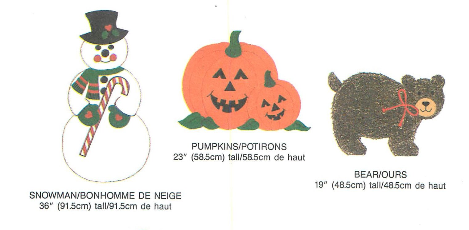 Simplicity Crafts 9771 Craft Pattern for Lawn Ornaments From | Etsy