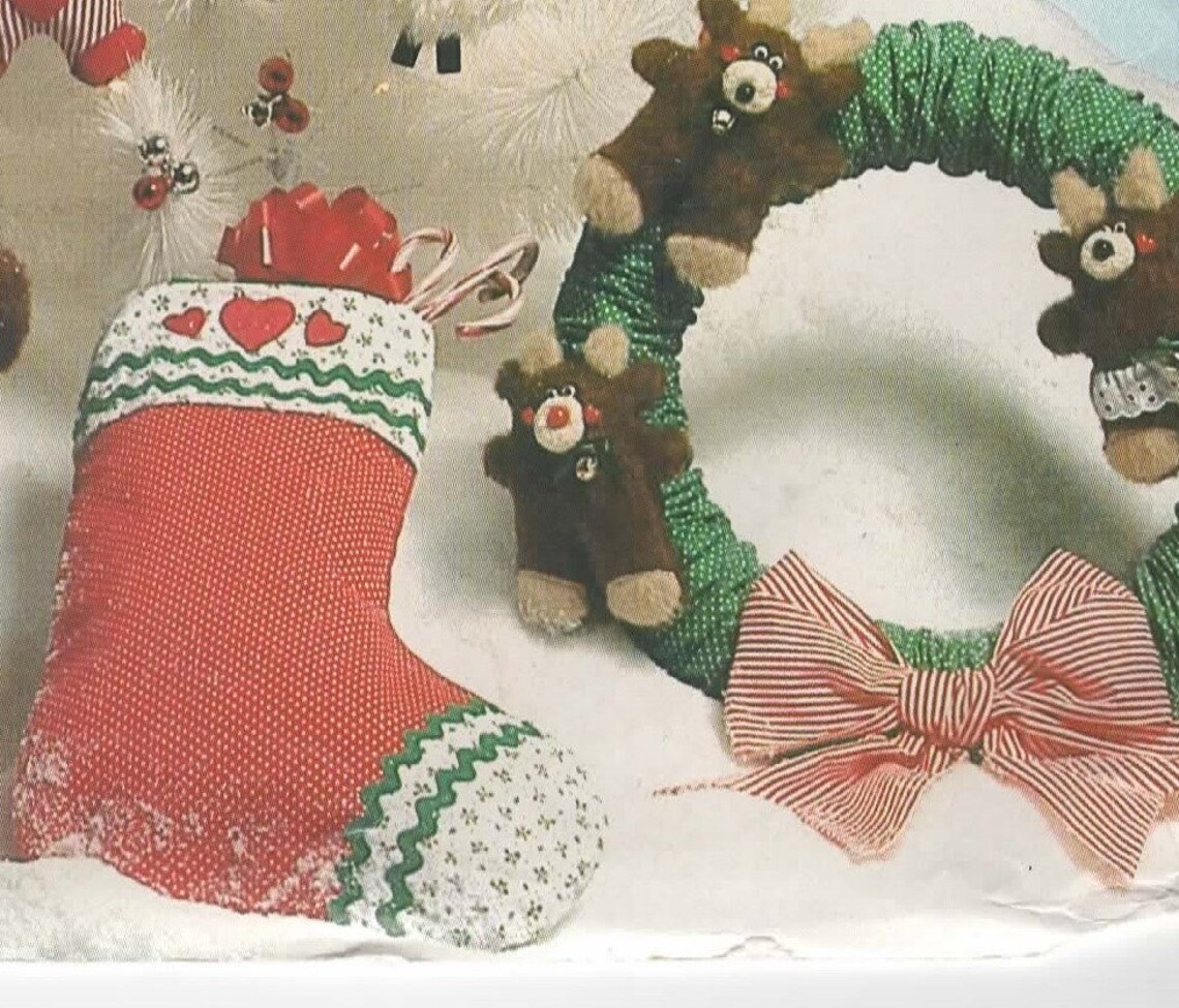 Butterick 6053 Craft Vintage Sewing Pattern for Animal Ornaments Along ...