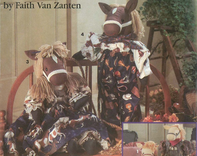 Simplicity Crafts 8266 Sewing Pattern for 20 Boy and Girl Horses With ...