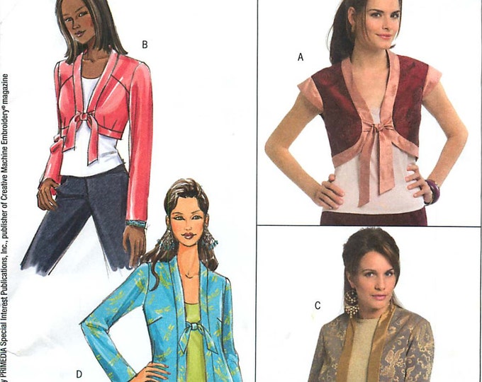 Butterick B4740 Sewing Pattern for Misses Jackets Sizes 8-14 - Etsy