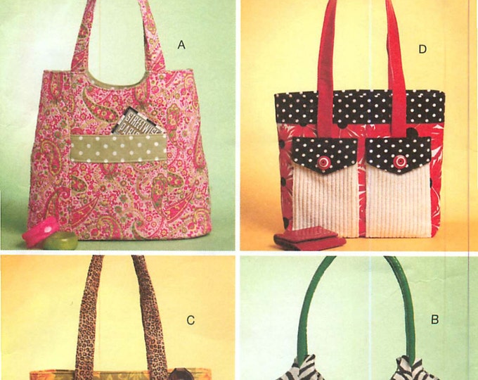 Butterick B5367 Sewing Pattern for 4 Styles of Tote Bags - Etsy