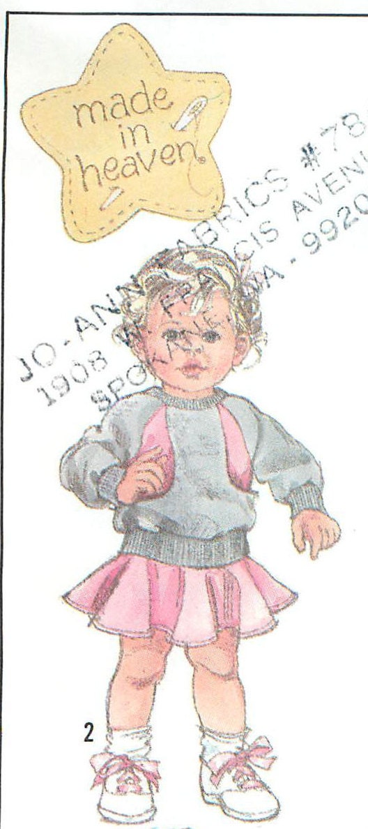 Simplicity 8887 Sewing Pattern for Toddler's Pullover Top - Etsy