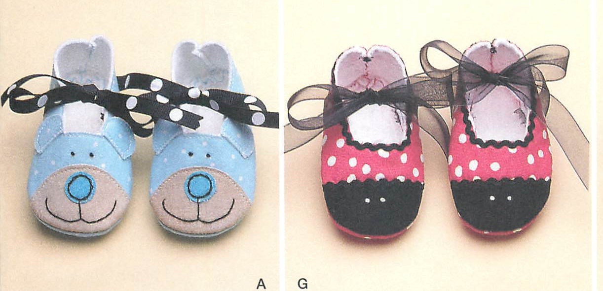 Simplicity 2491 Sewing Pattern for Baby Shoes for Sizes XS, S, M, L - Etsy