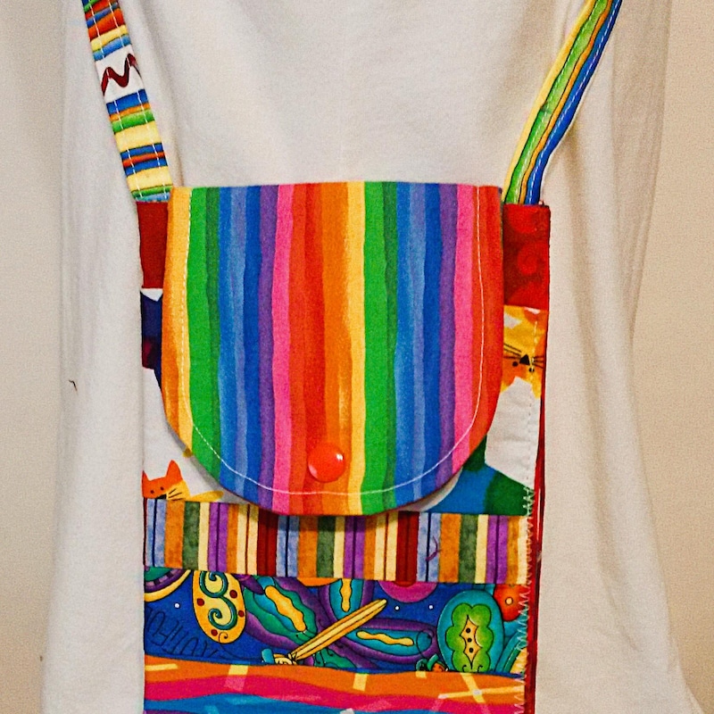 Flat Crossbody Phone Bag - Etsy