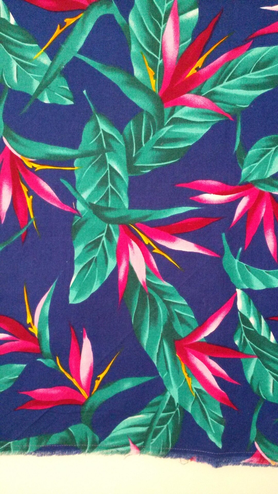 Alexander Henry Bird of Paradise Hawaiian Print in Dark Blue, Dark ...