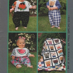 K.p. Kid's & Co. Sewing Pattern for Girl or Boy Baby Rompers, Hats, and ...