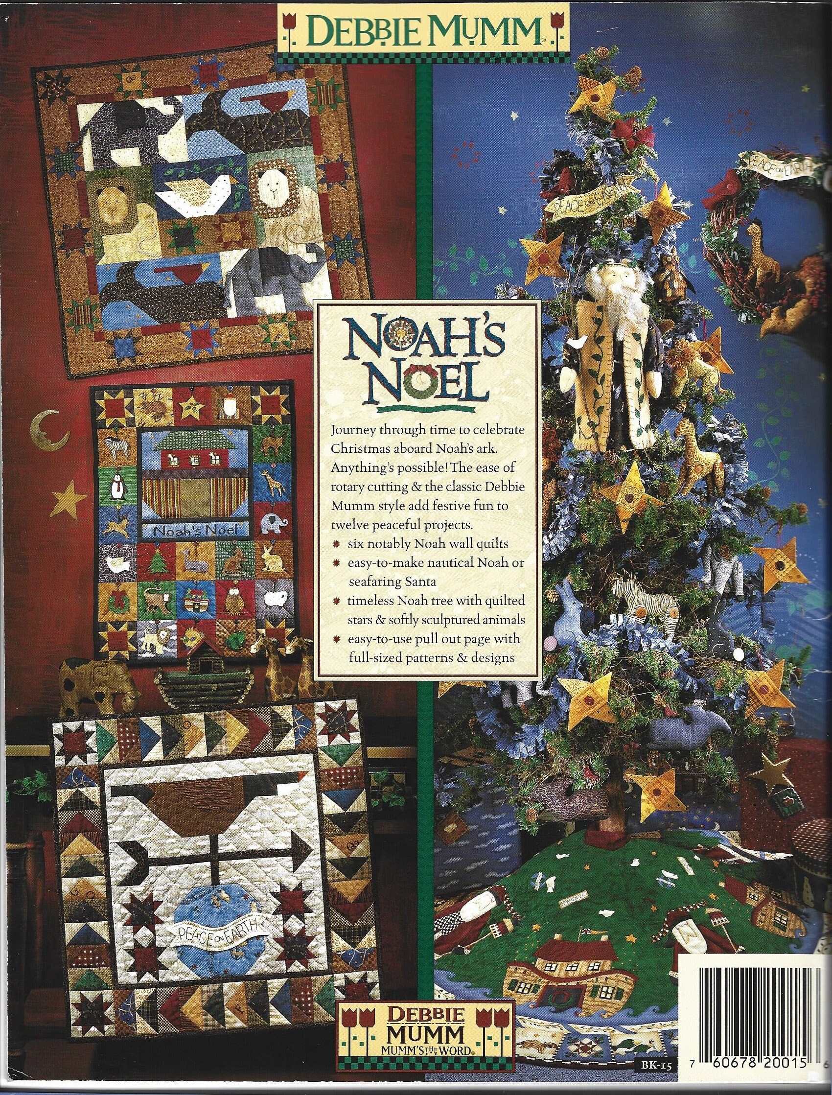 Debbie Mumm's "noah's Noel" is a Wonderful Book With Patterns for ...