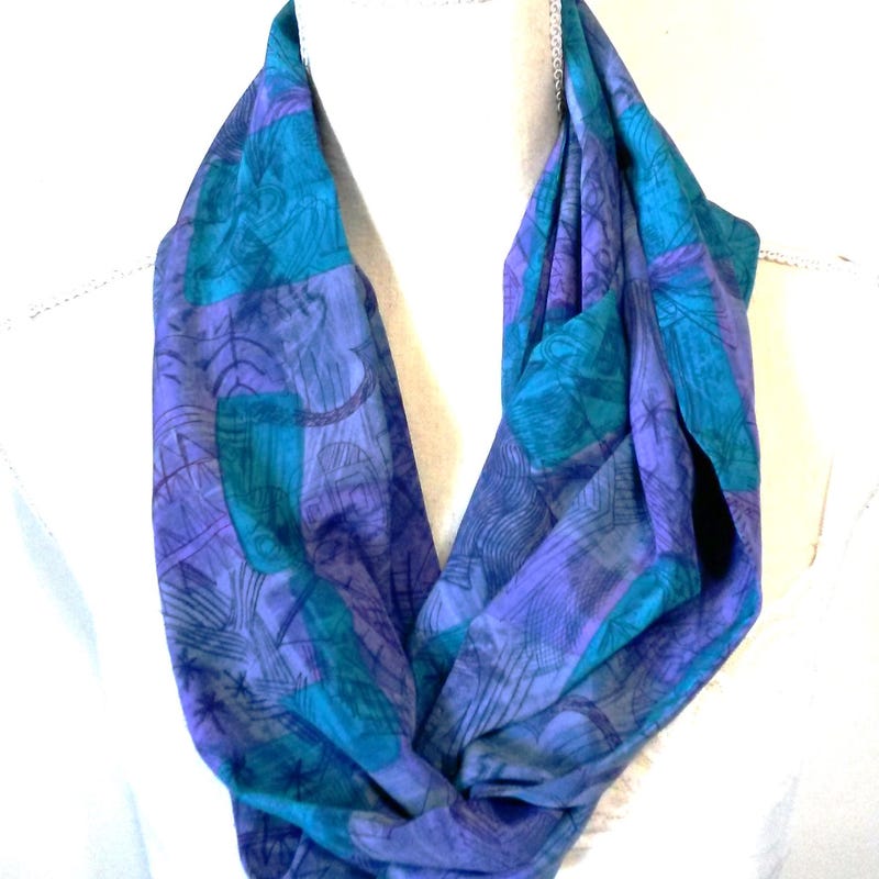 Turquoise Scarves - Etsy
