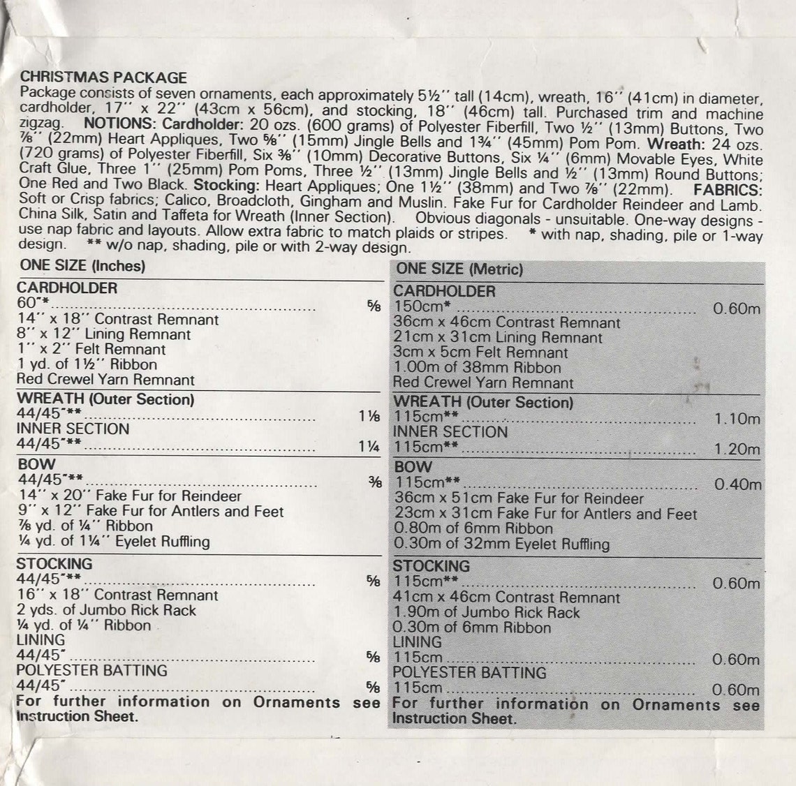 Butterick 6053 Craft Vintage Sewing Pattern for Animal Ornaments Along ...