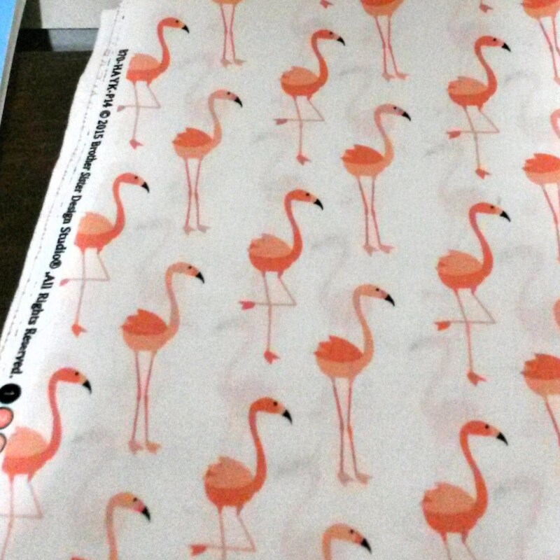 Flamingo Fabric - Etsy