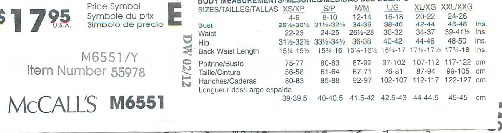 Mccall's M6551 Sewing Pattern for Misses Dress With - Etsy