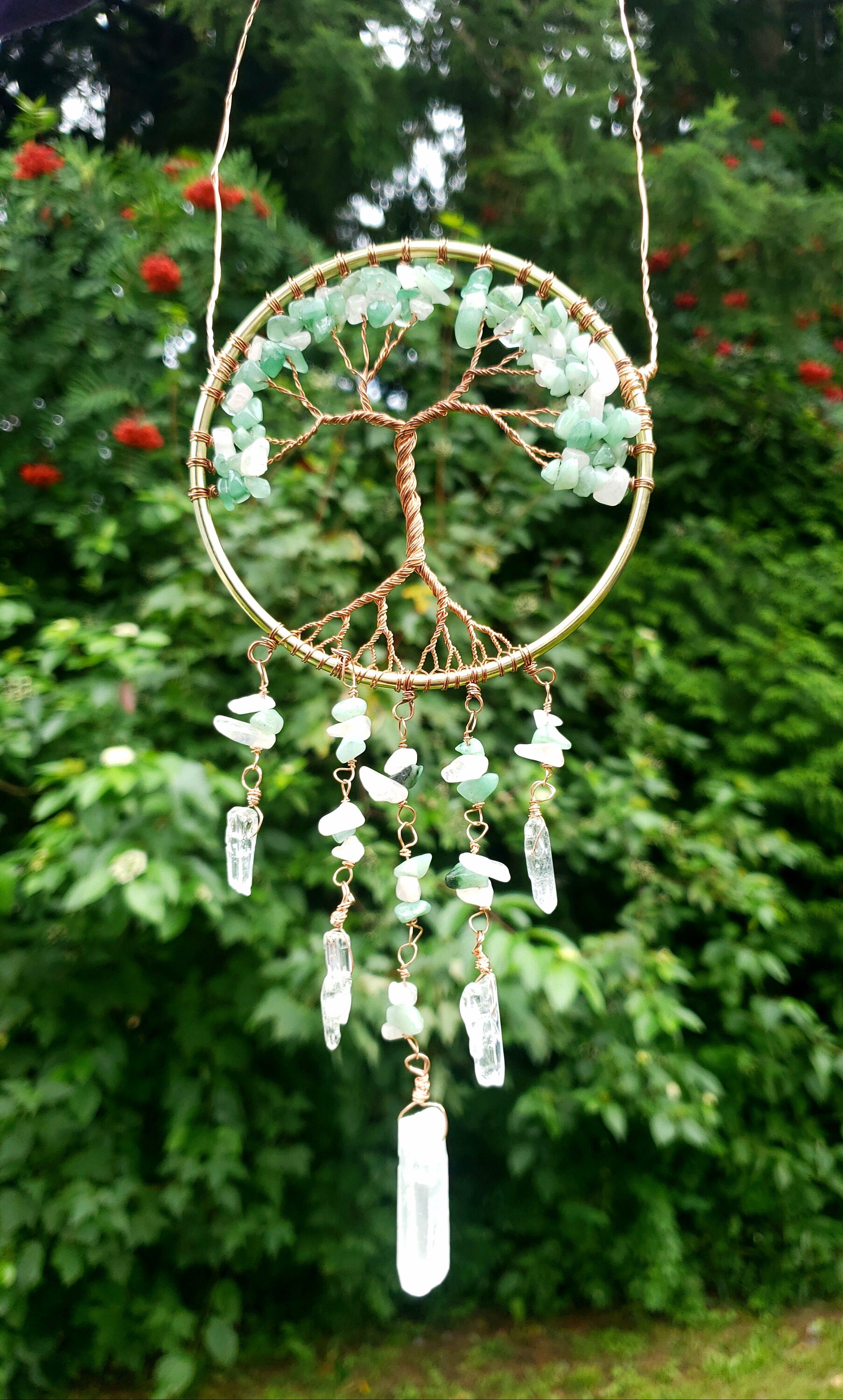 Tree of New Beginnings Large Size Green Aventurine and | Etsy