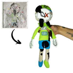 Custom Stuffed Animal From Photo or Drawing – Personalized Plushie Gift ...