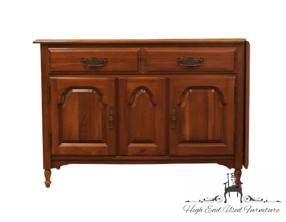 THOMASVILLE FURNITURE Collector s Cherry Traditional Style 66 Server Buffet W. Slide and drop top 720 26 Etsy