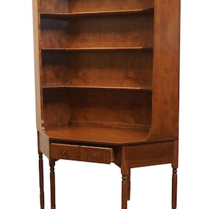 ETHAN ALLEN Heirloom Nutmeg Maple Custom Room Plan CRP Corner Desk W ...