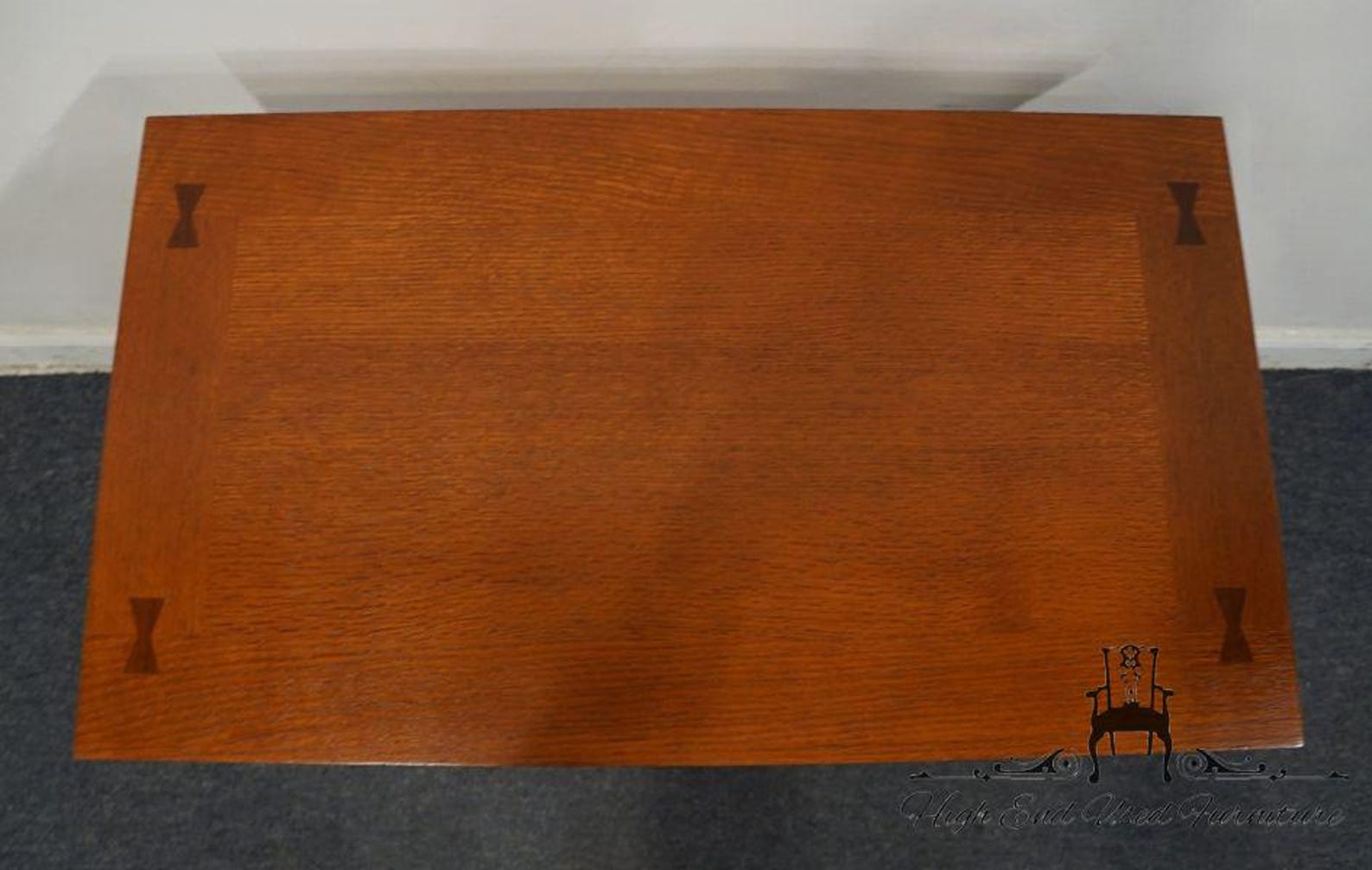 BROYHILL FURNITURE Quarter Sawn Oak Contemporary Mission Style 30 ...