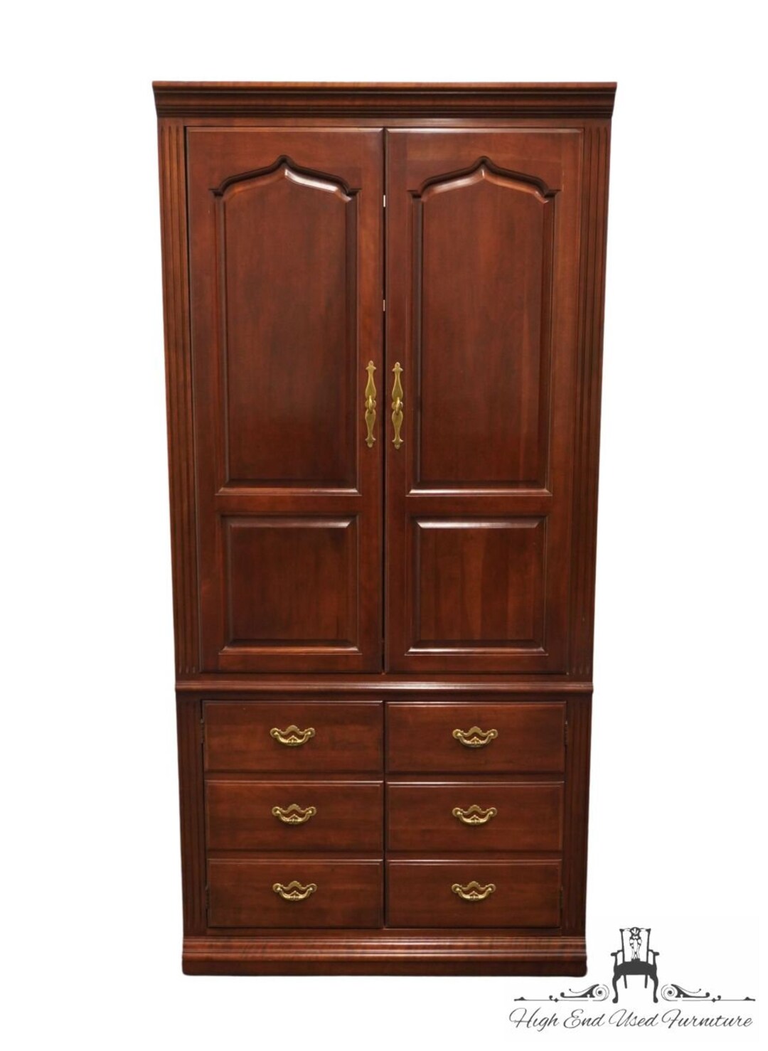 THOMASVILLE FURNITURE Collector's Cherry Traditional Style 38" Media ...