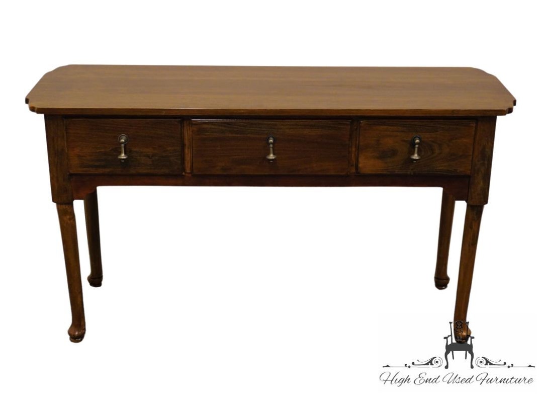 BROYHILL FURNITURE Cherry Rustic Contemporary Style 52 Console / Sofa ...