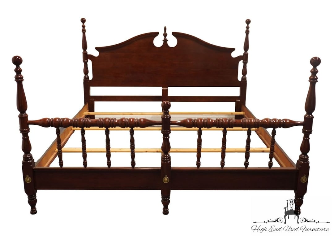 HIGH END Solid Cherry Country Traditional Style Cherry King Size ...