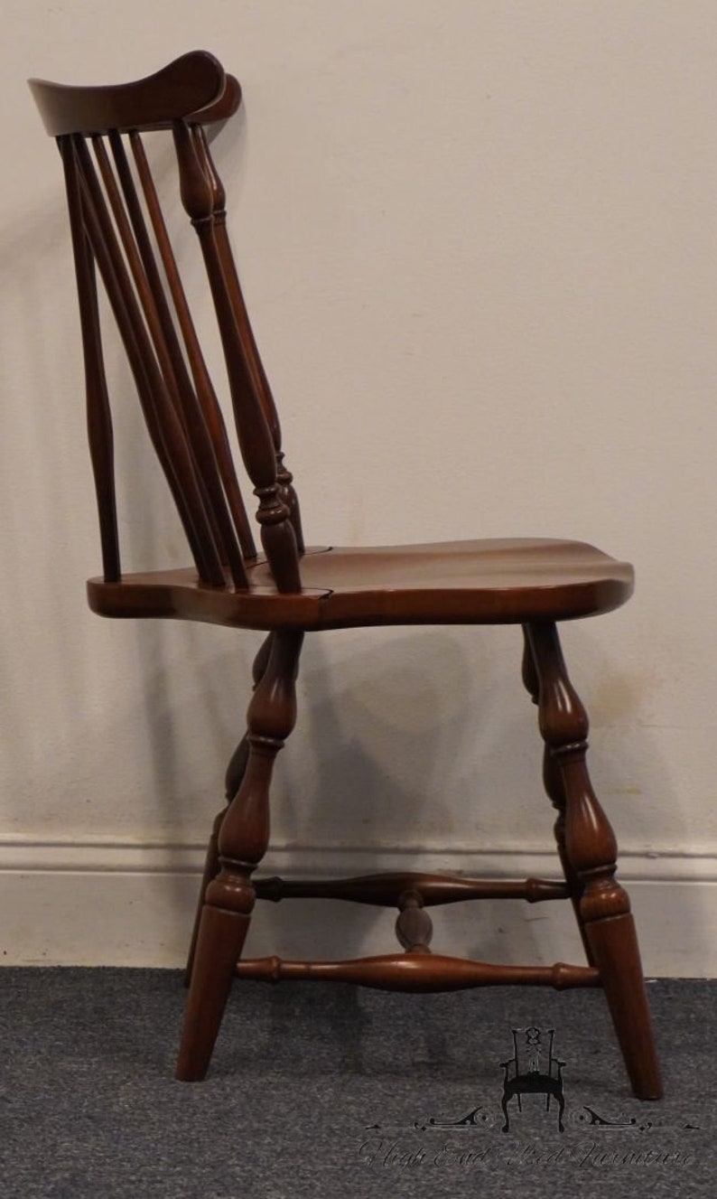 PENNSYLVANIA HOUSE Solid Cherry Duxbury Windsor Fiddle Back Dining Side ...