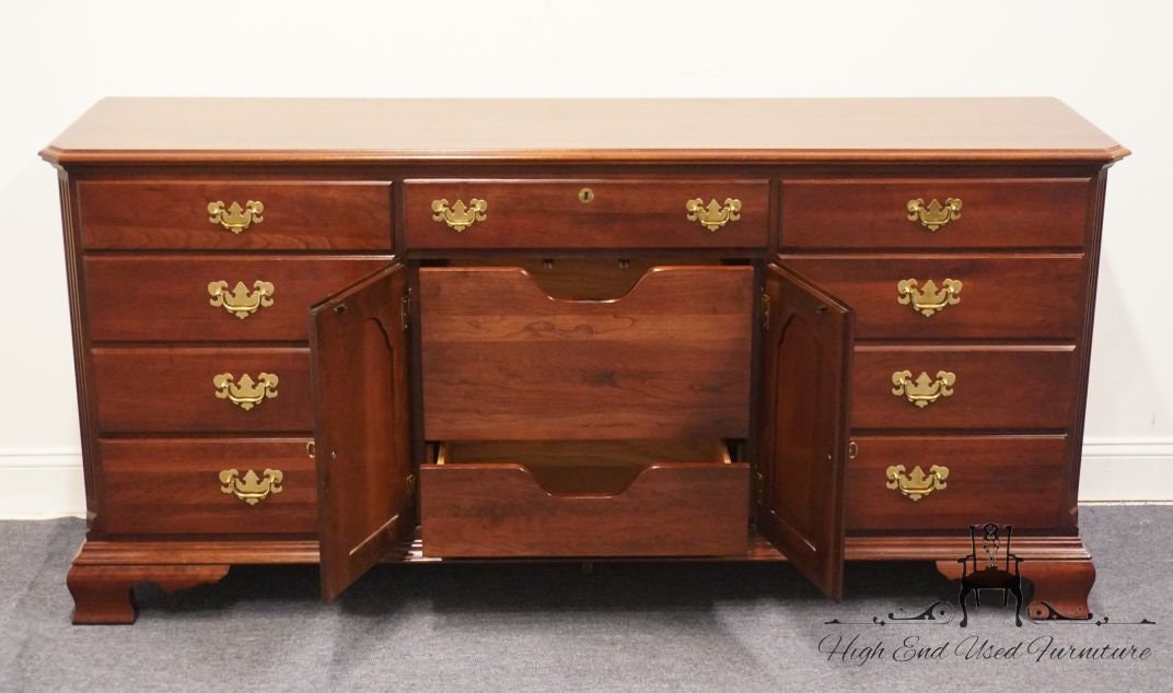 KINCAID FURNITURE Solid Commonwealth Cherry Traditional Style 72 ...