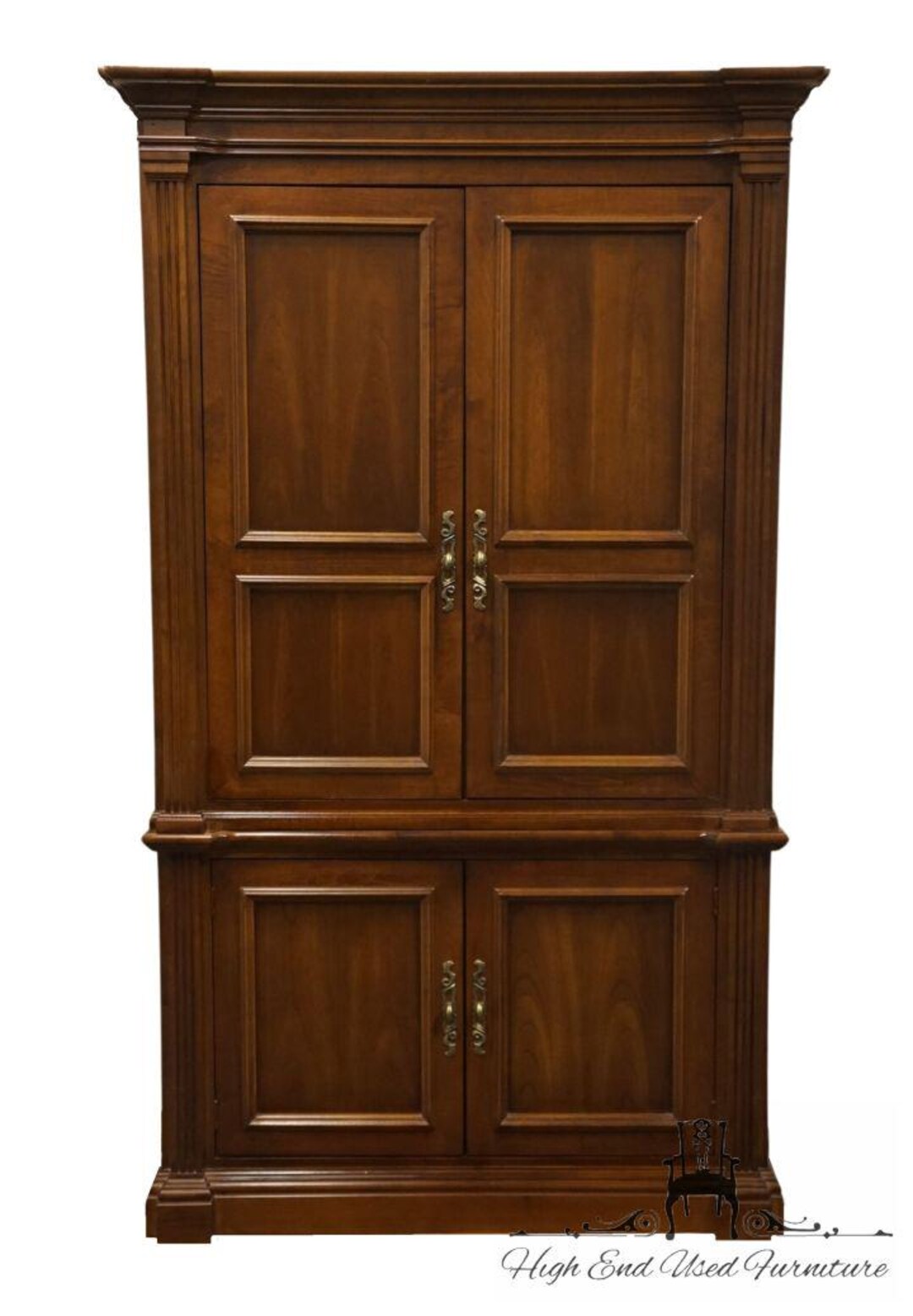 BROYHILL FURNITURE Solid Cherry Italian Neoclassical Tuscan Style 48 ...
