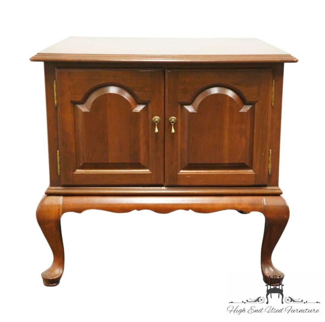 ETHAN ALLEN Georgian Court Solid Cherry Traditional Style 24" Storage ...