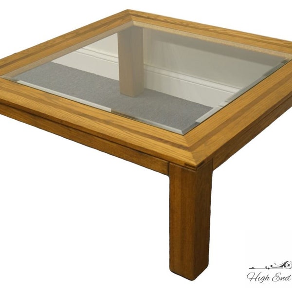 Large Square Glass Coffee Table - Etsy
