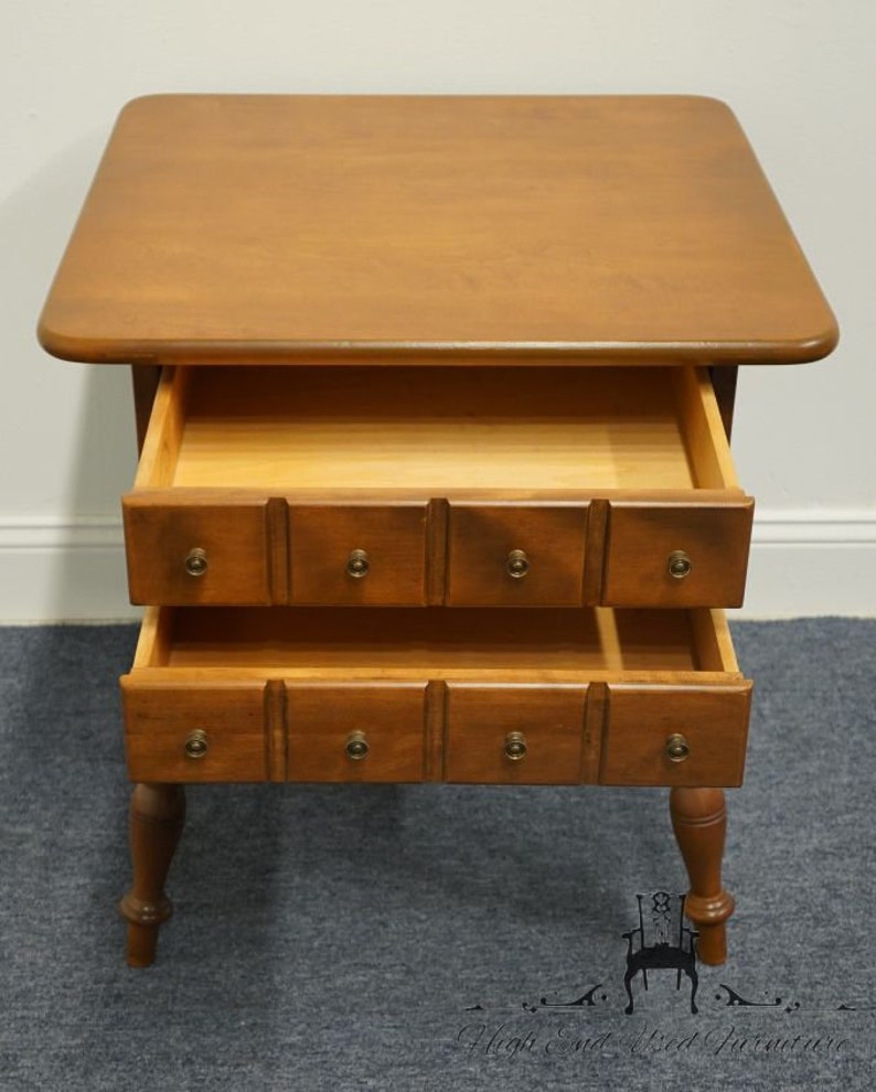 TEMPLE STUART Solid Hard Rock Maple Colonial Early American - Etsy