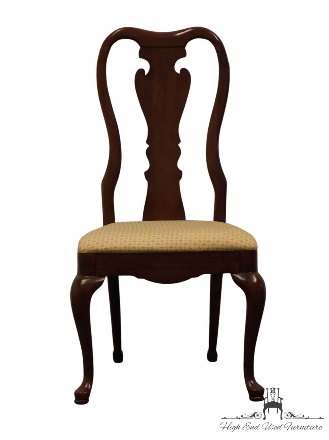 THOMASVILLE FURNITURE Collectors Cherry Traditional Queen Anne Style ...