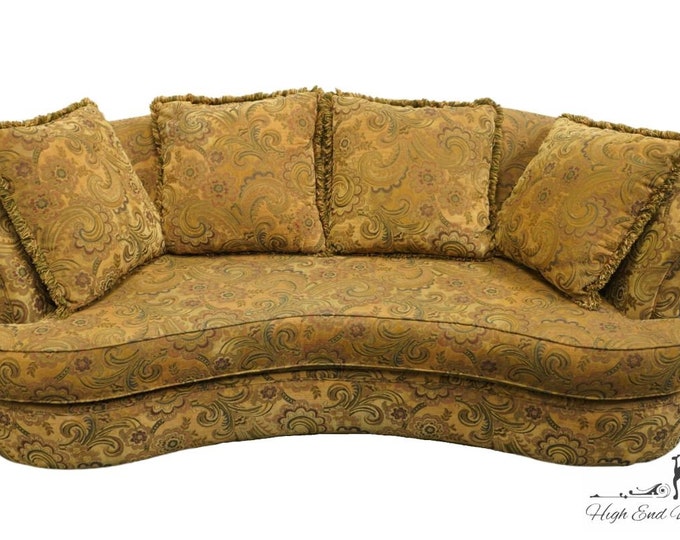 NOAH'S MANUFACTURING Contemporary Modern Paisley Upholstered 95 ...