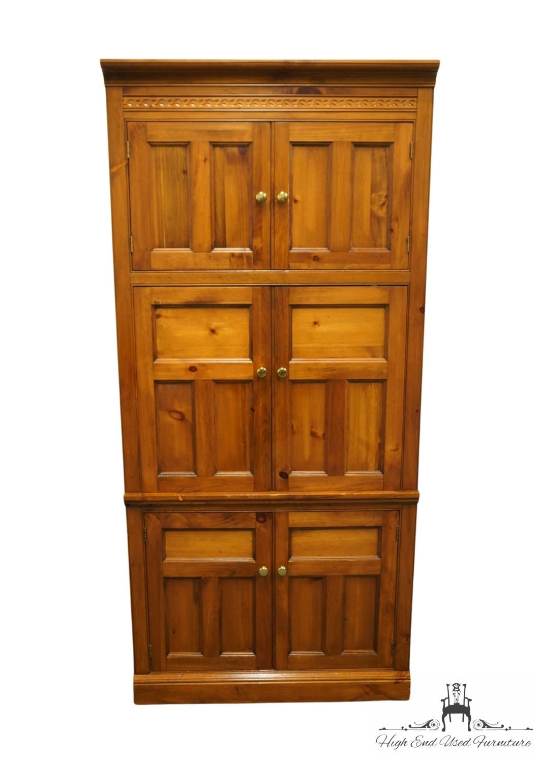 Knotty Pine Storage Cabinets