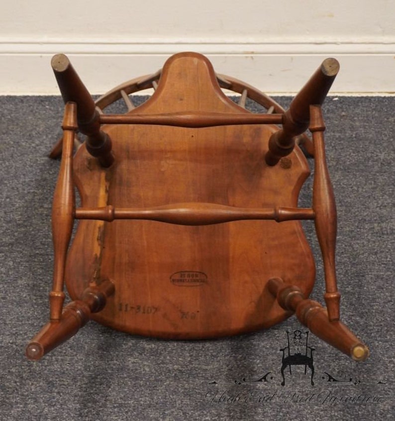 PENNSYLVANIA HOUSE Solid Cherry Duxbury Windsor Fiddle Back Dining Side ...