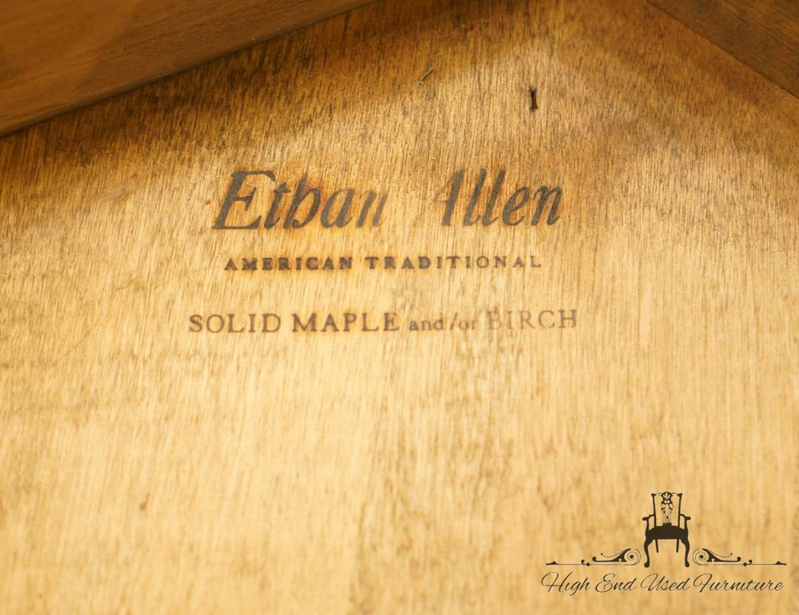 ETHAN ALLEN Heirloom Nutmeg Maple Colonial Style Accent - Etsy