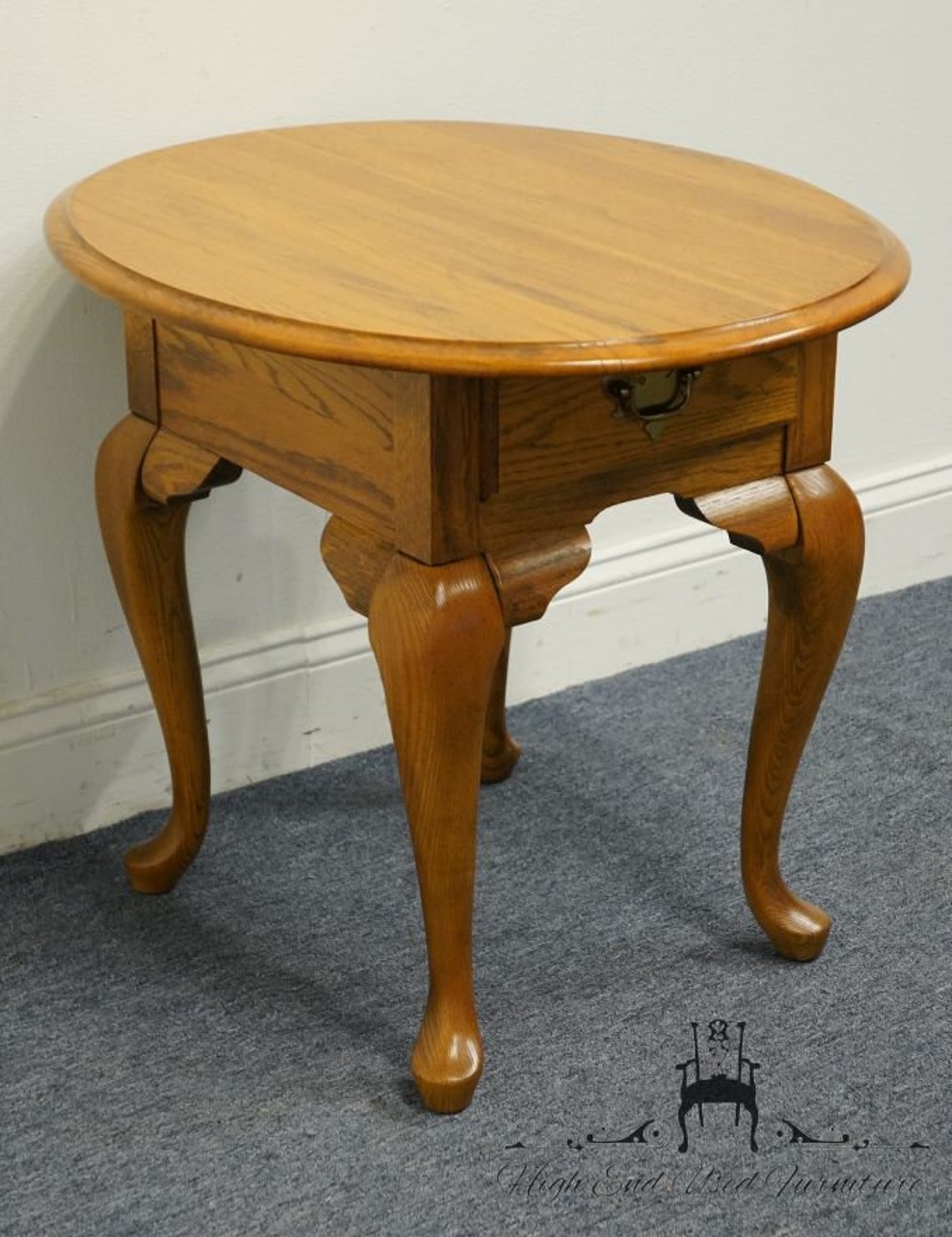 BROYHILL Lenoir House Solid Oak Country French 23 Oval - Etsy