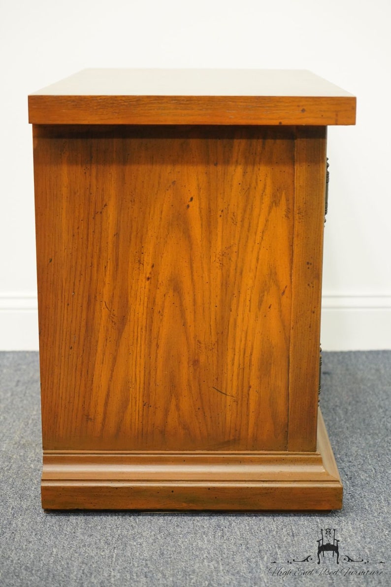 BASIC WITZ Walnut Spanish Mediterranean 28 Cabinet | Etsy