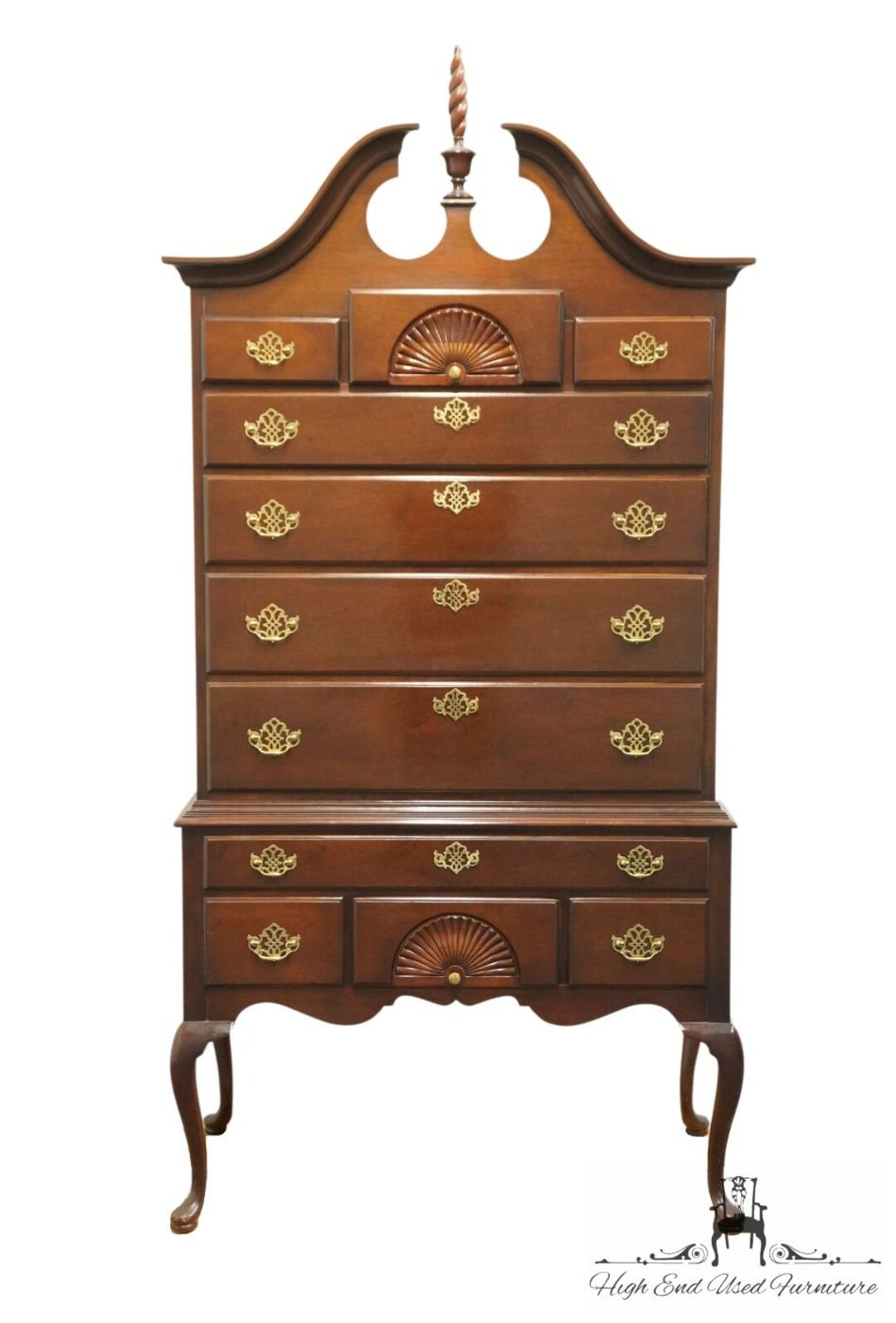HICKORY CHAIR American Masterpiece Traditional 42 Mahogany Highboy ...