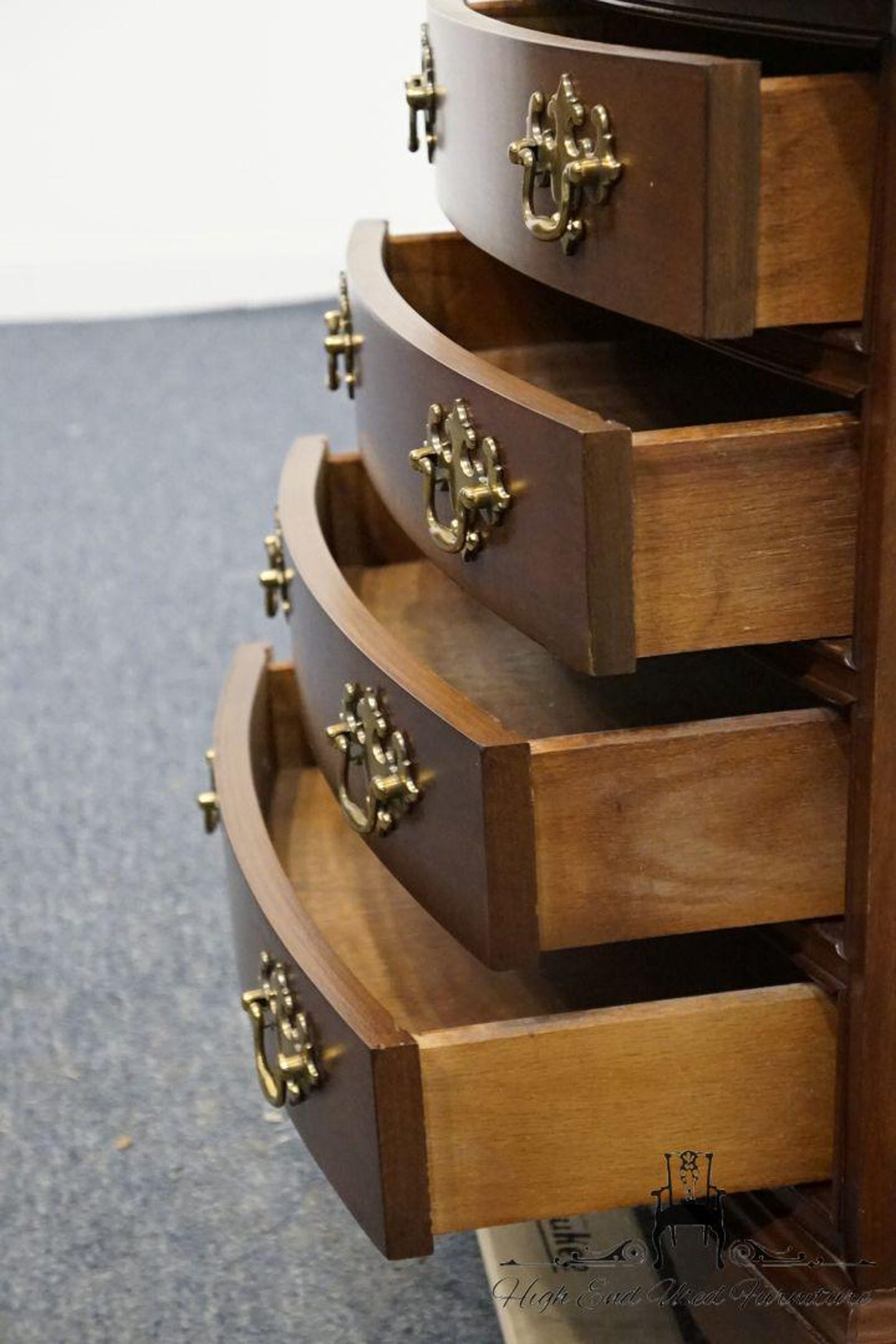 HAMMARY FURNITURE Solid Cherry Traditional Style 24" Four Drawer ...