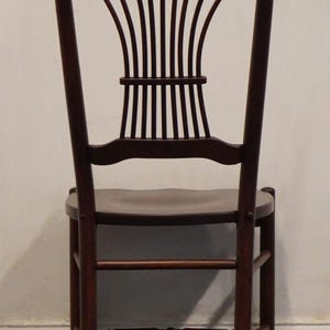 TOM SEELY Solid Cherry Country French Wheat / Sheaf Back Dining Side ...