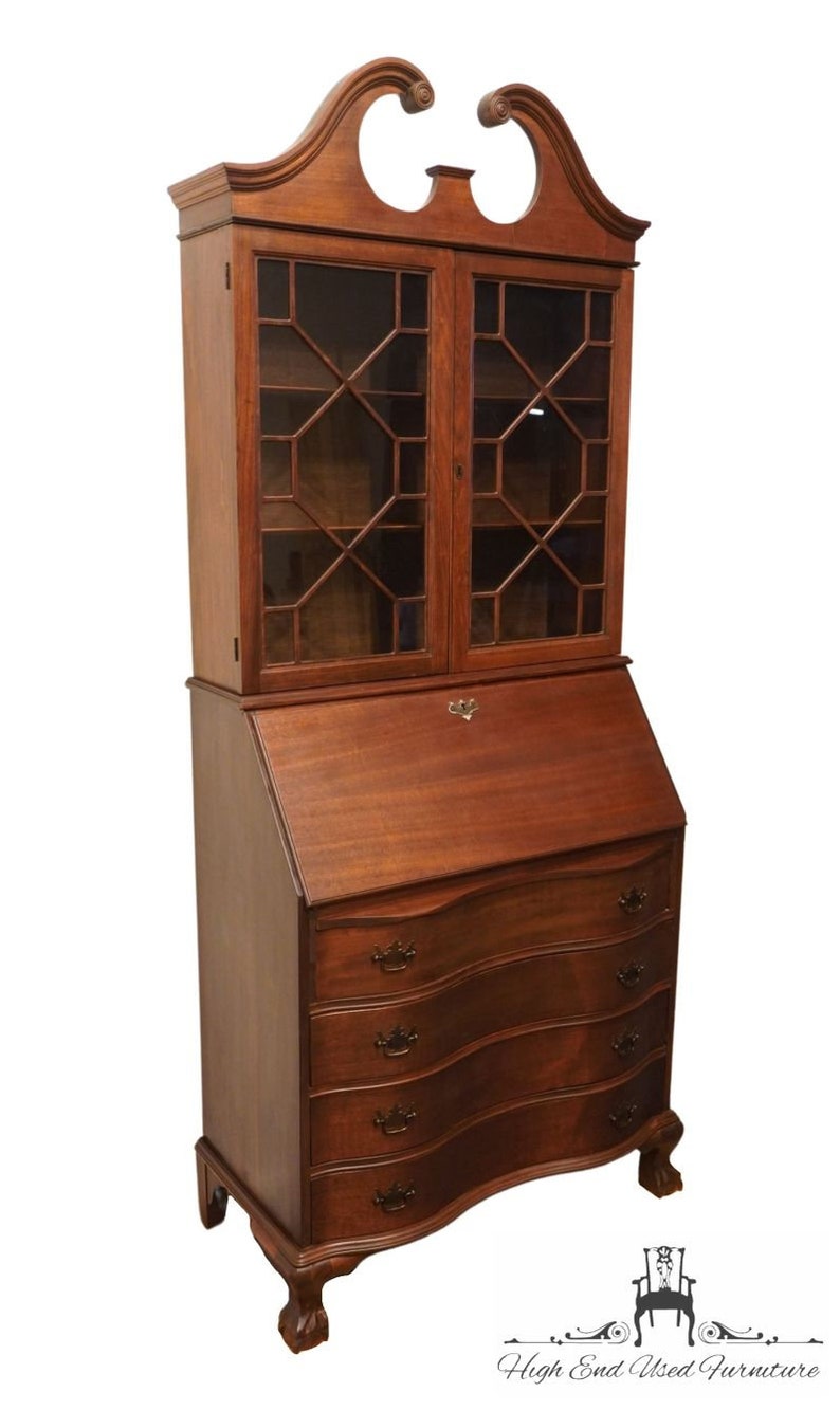 VINTAGE ANTIQUE Solid Mahogany Traditional Style 34 - Etsy