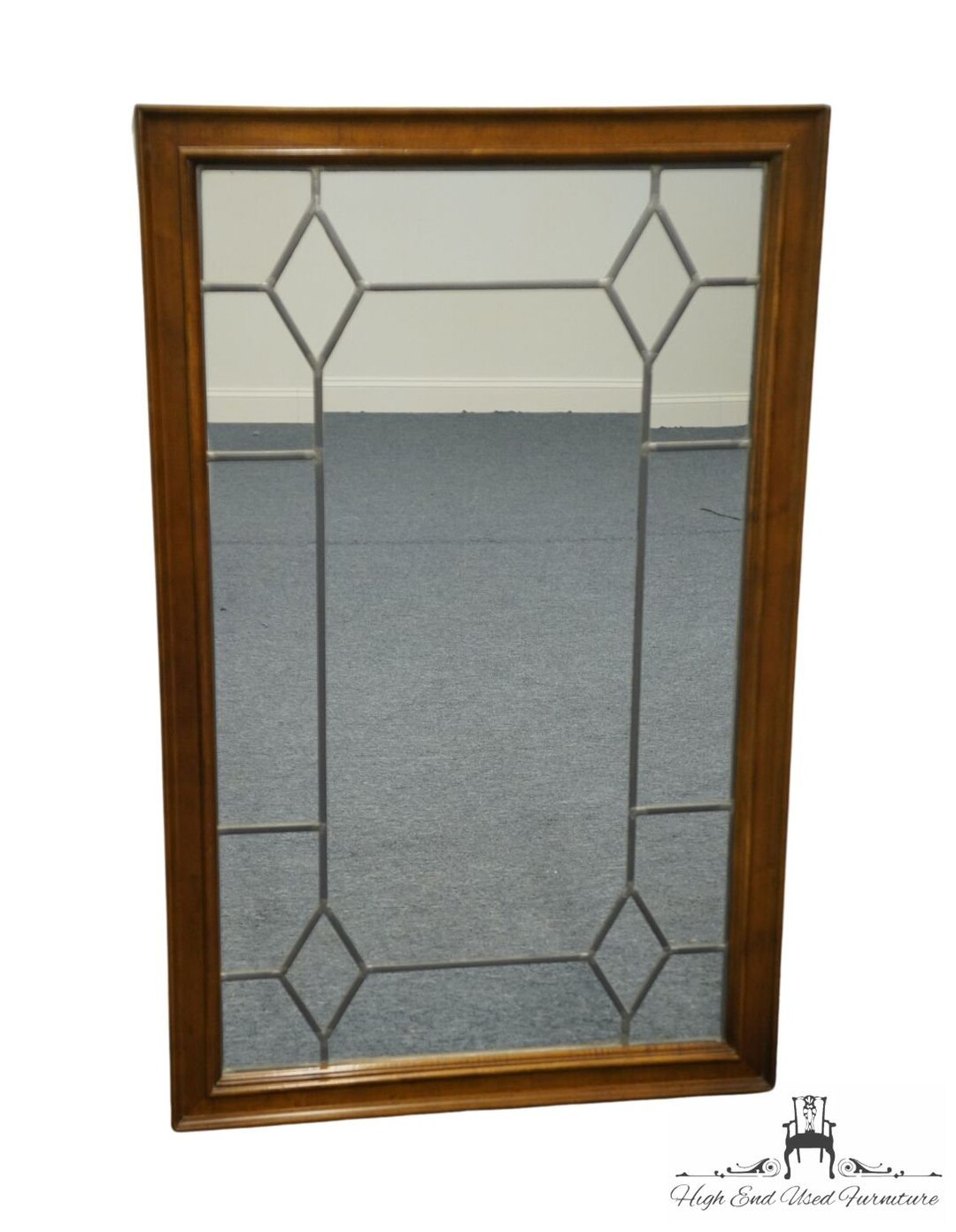 CENTURY FURNITURE Solid Walnut Traditional Style 30" Mullioned Dresser ...