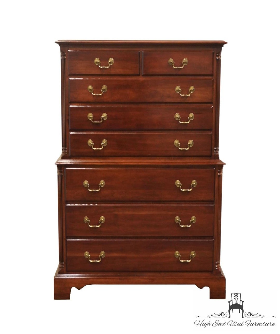 NATIONAL / MT. AIRY Solid Cherry Traditional Style 36 Chest on Chest - Etsy